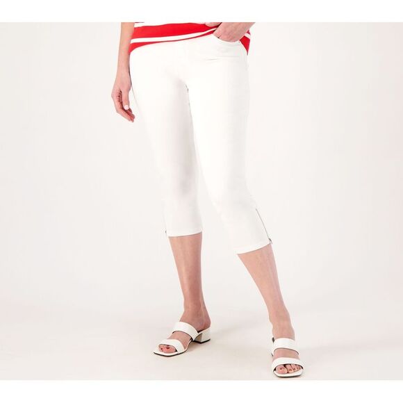 Laurie Felt | Jeans | Laurie Felt Wave Denim Pocket Capri With Zipper ...